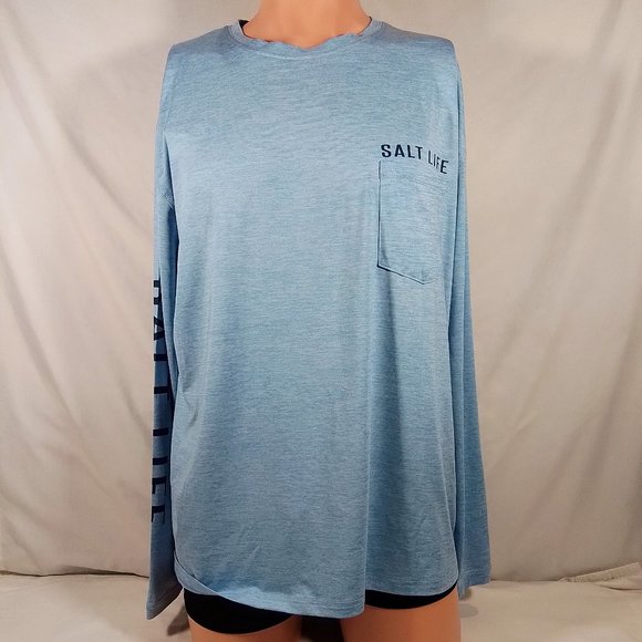 Salt Life | Shirts | Mens Salt Life Turnability Long Sleeve Performance ...